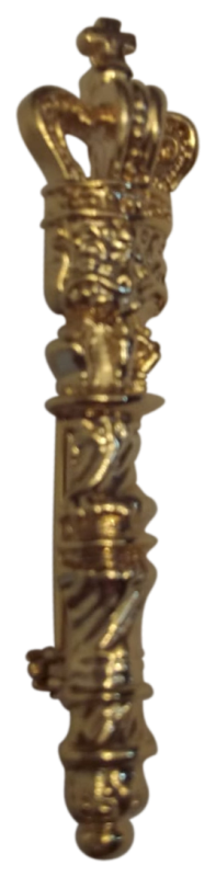 Gold Mace Badge (with Brooch pin) - The Guild of Mace-Bearers