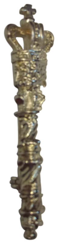 Gold Mace Badge (with Brooch pin) - The Guild of Mace-Bearers