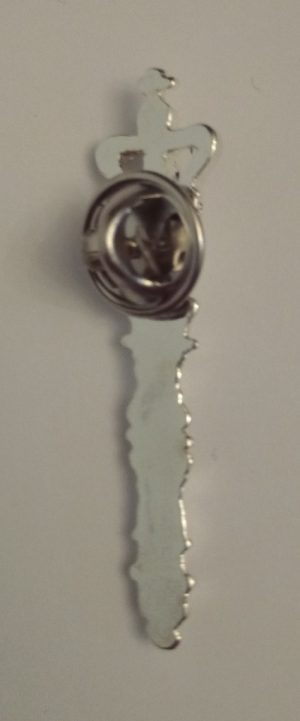 Silver Mace Badge (with butterfly pin) - The Guild of Mace-Bearers